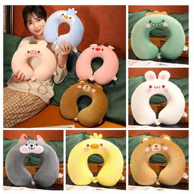 Cross-border Cartoon Memory Foam U-shaped Pillow Summer Offi