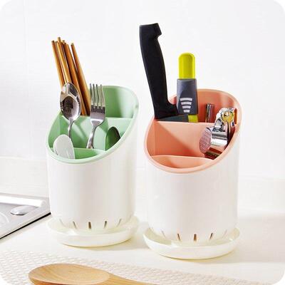 chopsticks holder draining rack plastic ecofriend spoon box