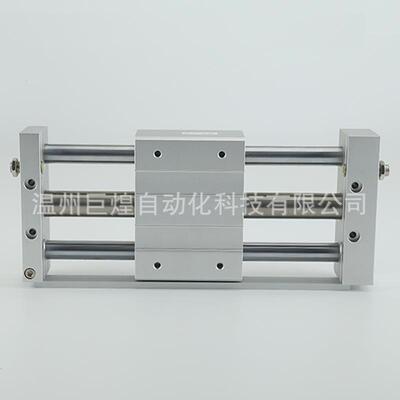 SMC型气缸CY1L磁耦无杆气缸精密导轨双轴可调行程大推力滑台气缸