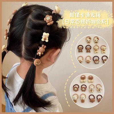 女发绳Rubber band thumb hair loop girl