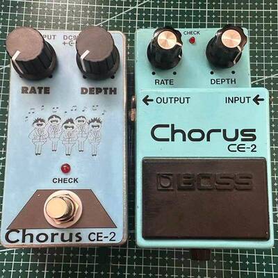 复刻BOSS经典CHORUS合唱CE-2单块效果器11手工制作套件成品