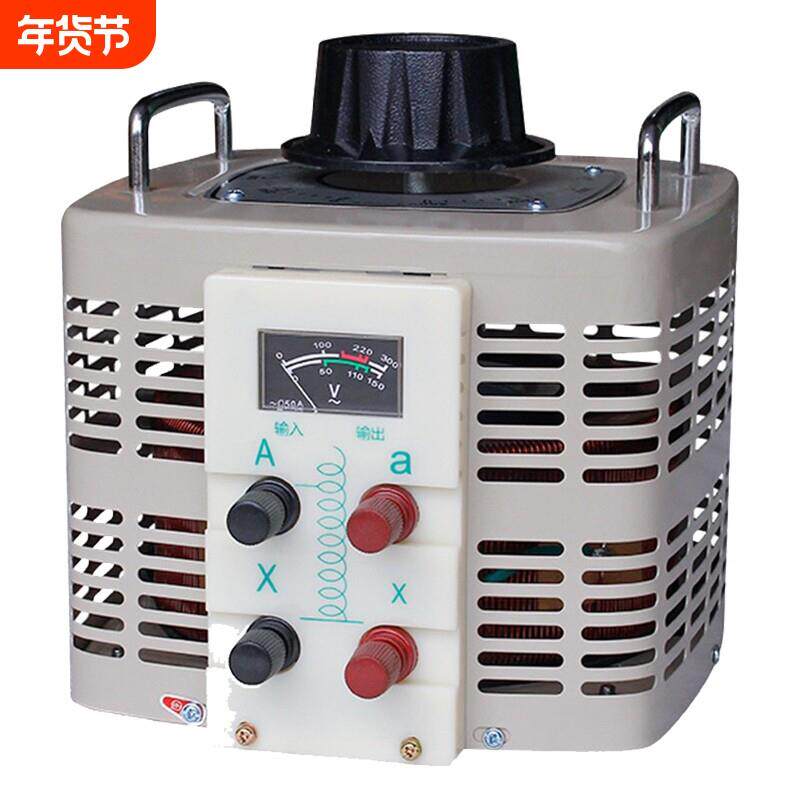 TDGC2单相调压器220V交流接触式自耦变压器家用大功率可调调压器