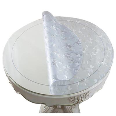 PVC Tablecloth Transparent Waterproof Round Table Cloth Kitc