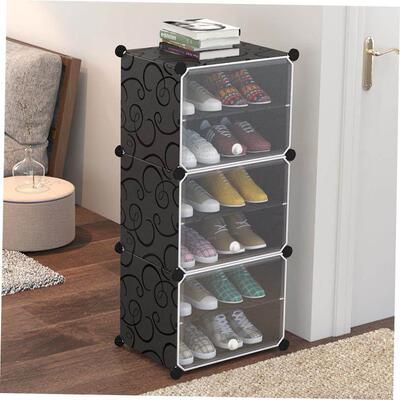 Dust proof shoe rack simple combination shoe storage cabinet