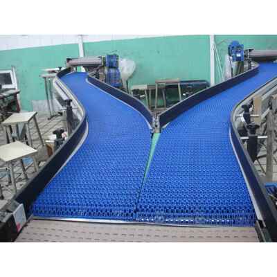 厂家直销不锈钢材料POM网带合流并列输送线