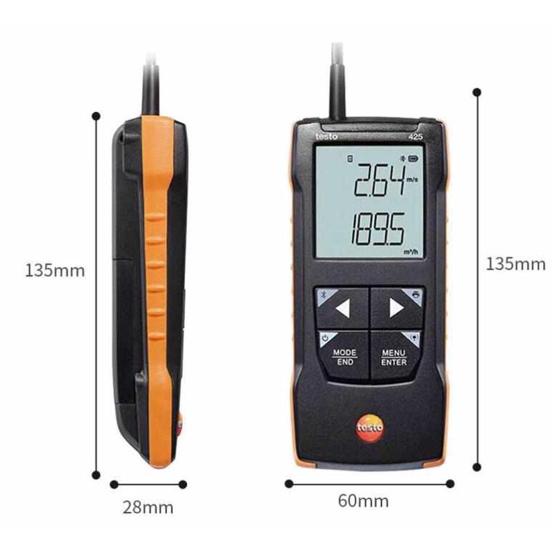 风速仪 叶轮多功能425图热敏 testo41风速仪风速testo416testo德