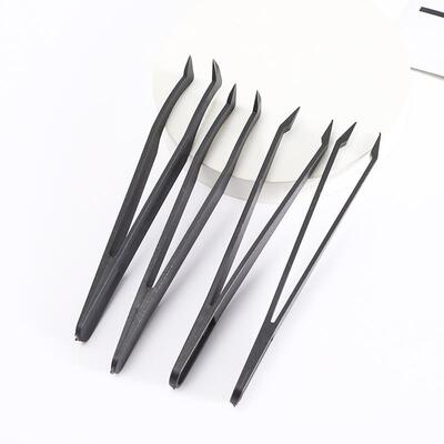 Flat-head bent tweezers, diamond painting tools, assembled p