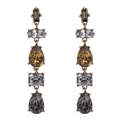 Exaggerated tend Multilayer Diamond Earrings Bohemian Multil