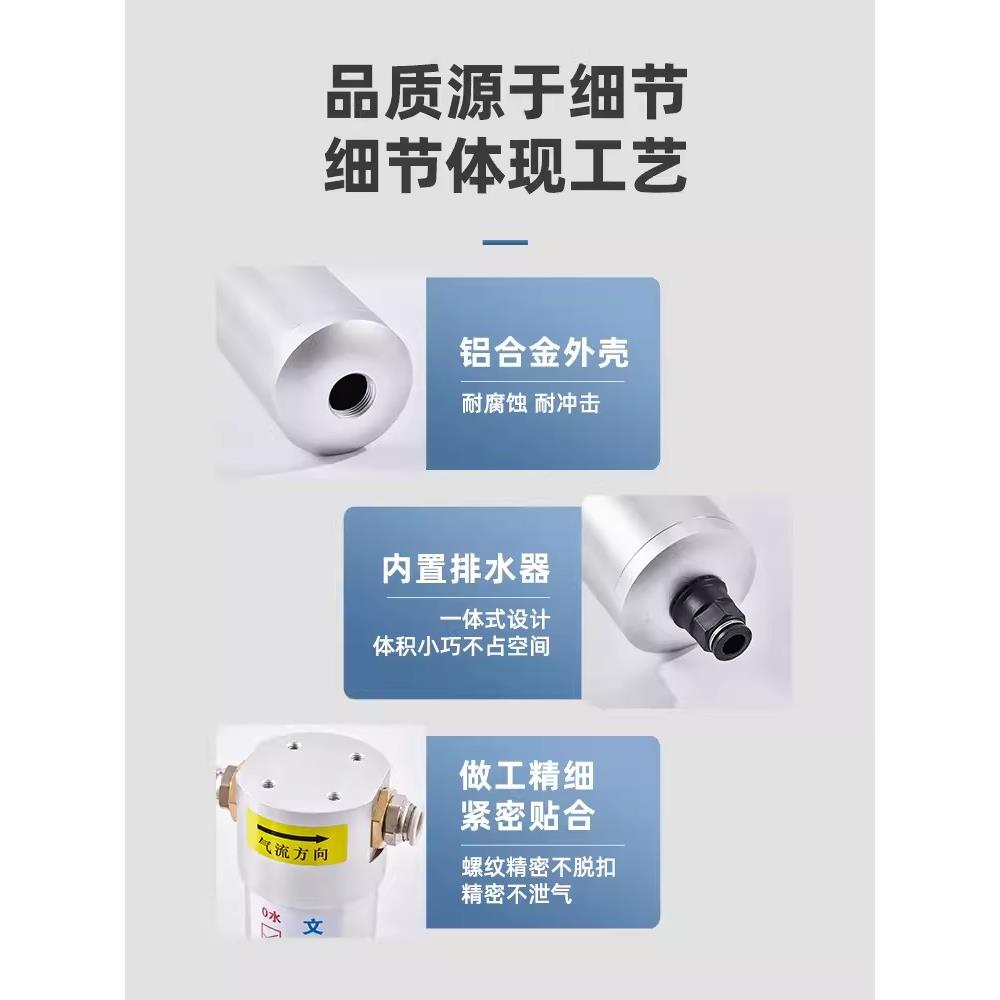 空压机气源干燥设备处理气器水油离器压缩无品牌/分空过滤器