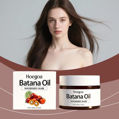 HOEGOA Bataana Hair Nourishing Cream - For Dry, Frizzy Hair,