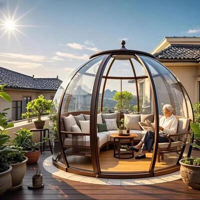 网红星空房可移动室外温室定制饭厅景区别墅庭院家用玻璃泡泡屋