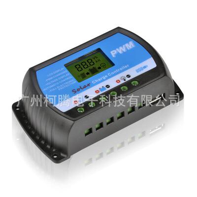 12V/24V自适应30A太阳能控制器带USB充电型号：RTD1230