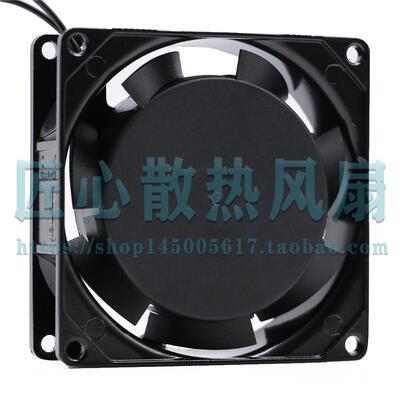 ZHENDA FAN ZD8025A2HS AC 220V 0.08A 80x80x25mm 机柜散热风扇