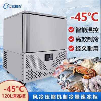 智能控温快速制冷用小包子饺子海鲜厂直销617-45度120L家速型商冻