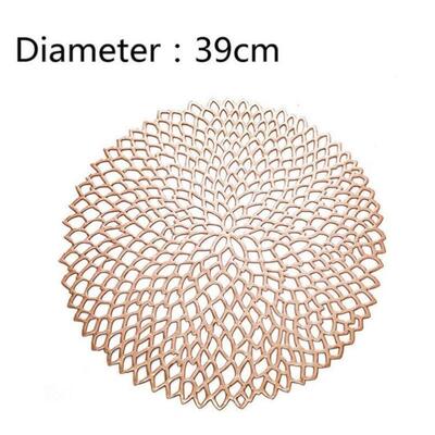 Round Coaster Insulation Table Mats Pads Plastic Table Place