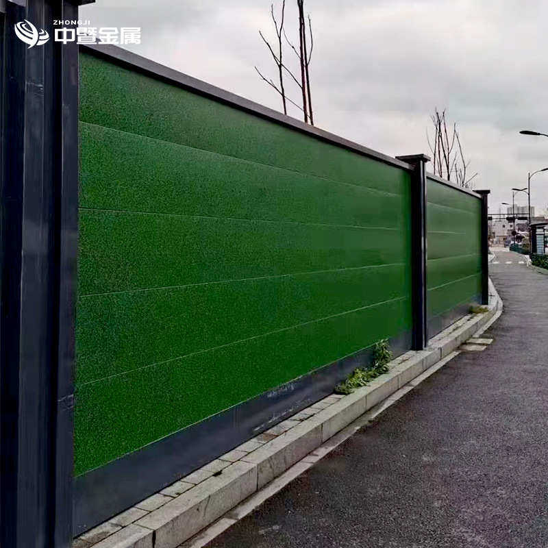 广告地铁钢结构装配式围挡市政工程泡沫夹芯板建筑工地施工挡板厂