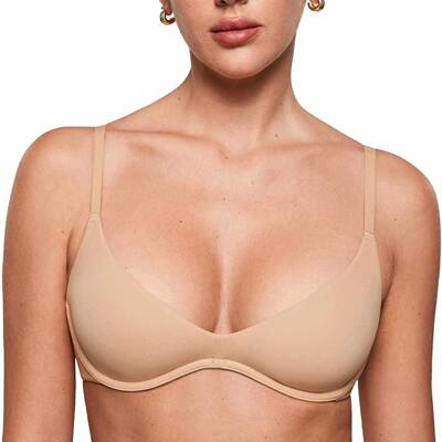 Women Inbarely Plunge Bra Unlined Underwire Sexy Demi
