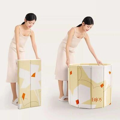 Foldable Bath Tub Portable Bathtub for Children and Adults F