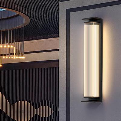 台户外壁灯防水庭院门头墙3388上墙灯别墅室外极简长条壁灯门口外