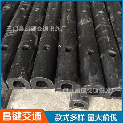 码头港口防撞护舷轮船护舷D150*2000L型号护舷防卸货平台撞胶条