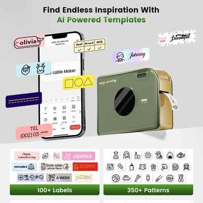 跨境英文版热转印标签打印机Phomemo A30 Portable Mini Label