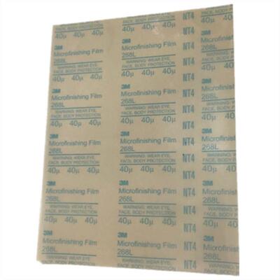 268L薄膜砂纸60mic研磨薄膜背基砂纸8.5*11塑料油漆精抛砂纸现货