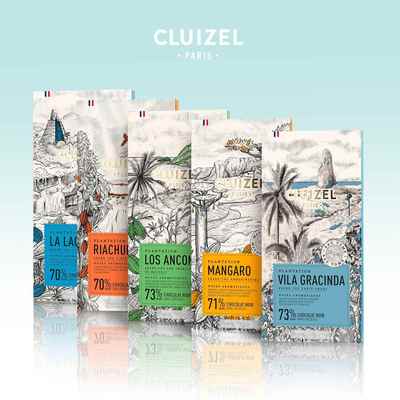 法国进口柯氏Michel Cluizel单源产地黑巧克力排块Aoc获奖70g