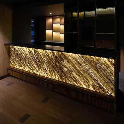 超薄石材柔透光弯290然石天材大理石花性曲岗岩装饰石材墙面外墙