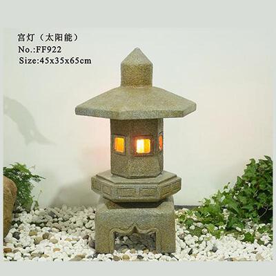 树灯脂材料仿WXL70古宫灯石玻璃钢装饰宫灯摆件中式装配笼软件