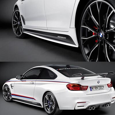 新款直销裙边汽车贴纸 适用于BM车贴车门两侧腰线拉花 遮挡划痕装