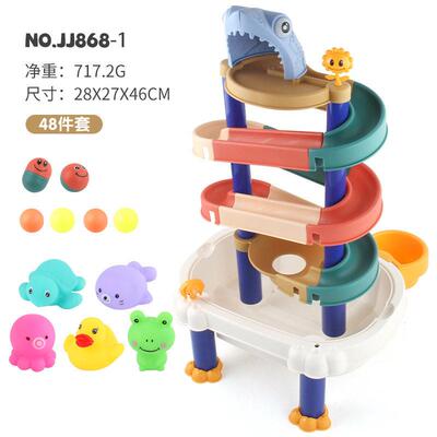 Building Blocks Brick Slide Model Track Racing Running Balls
