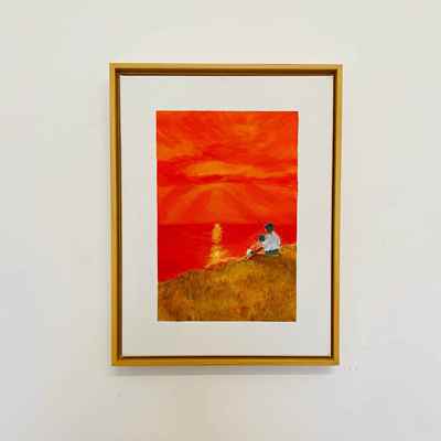 巫道道《李香兰》国产凌凌漆周星驰带框自画纯手绘油画装饰唯美