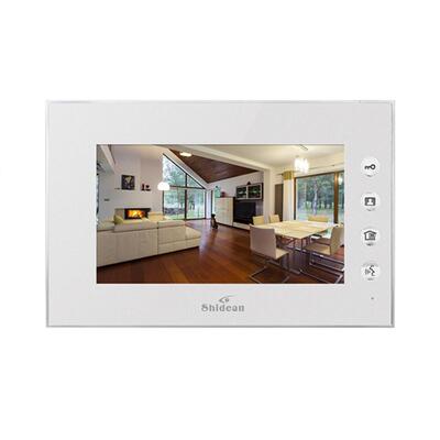 Shidean视得安楼宇对讲可视对讲C180WHGA-P4彩色室内机8防区报警