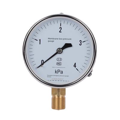 膜盒压力表正负5千帕表-10-60千帕微帕气压表天然气YE100