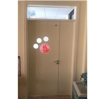 带亮窗幼儿园钢制教室门 防撞防夹手 SS4009 森工厂家供应安装