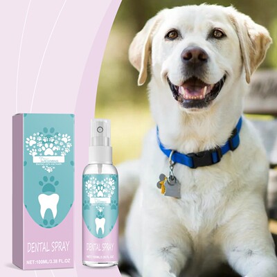 Yegbong Pet Dental Spray - Cares for and cleans pets' oral h