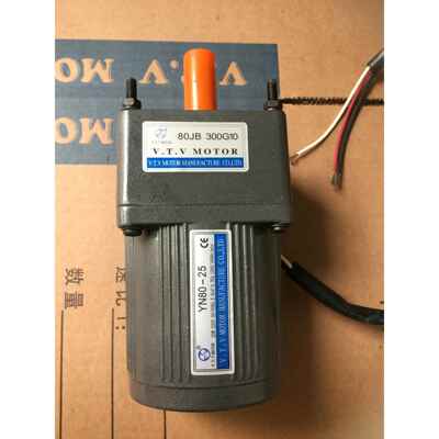 现货25W调速电机 VTV单相电机 齿轮调速马达 YN80-25/80JB100G10