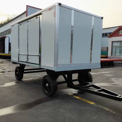 4吨箱式拖车4200*2200*18503万配电柜拖车户外应急发电组拖车