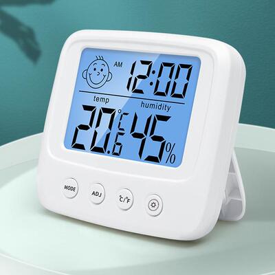 E0828 新款笑脸款温湿度计家用温湿度计 温度计湿度计