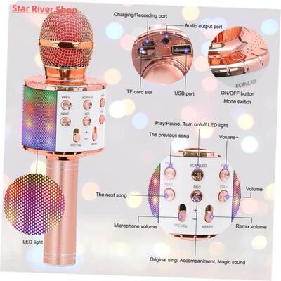 无线卡拉ok麦克风蓝牙手持便携式Spea