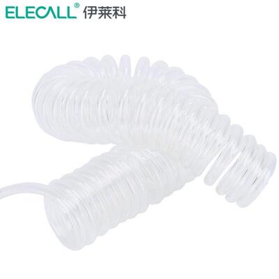 伊莱科（ELECALL）伸缩螺旋PU弹簧管伸缩管螺旋管气泵气管10*6.5(