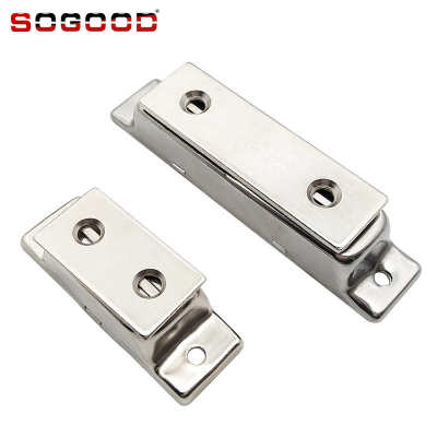 不锈钢磁吸 门碰吸锁 磁力扣 门扣正面磁吸门吸MGCB1\2磁力扣