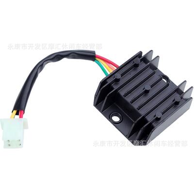 摩托车沙滩越野滑板车配件12V四针CG125-250CC GY6整流器调压器