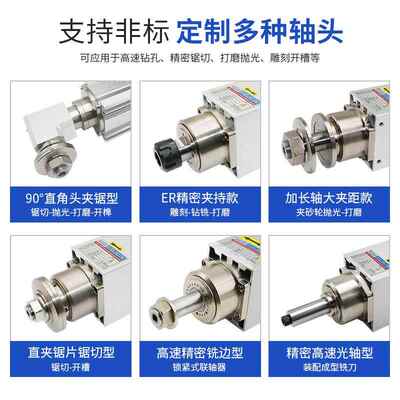 ZCMT4.6kw切电机功锯片主轴夹木工铝锯材设备切割三THH相马达大率