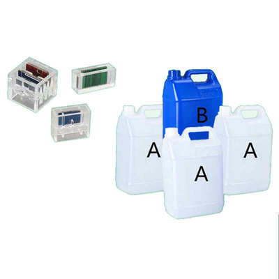 环氧树脂金相切片实验室专用水晶ab胶 冷镶嵌切片硬模抛光水晶胶