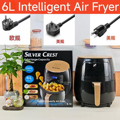 6L Air fryer 多功能智能触屏烤箱大容量空气炸锅电炸锅薯条机