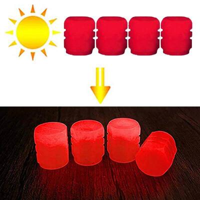 Luminous Tire Valve Cap Car Motorcycle Bike Wheel Hub Glowin