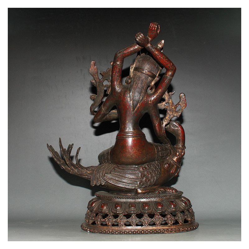 纯铜仿紫铜鸭子佛像-DZ4690 - 拍卖