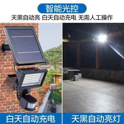 人庭体感应太阳能照明灯农太阳能灯灯户外院村壁花园太阳能VPX投