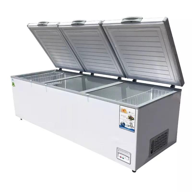凯丽特卧式冰柜商用大容量展示柜卧式冷藏冷冻保鲜柜冷柜两用双温